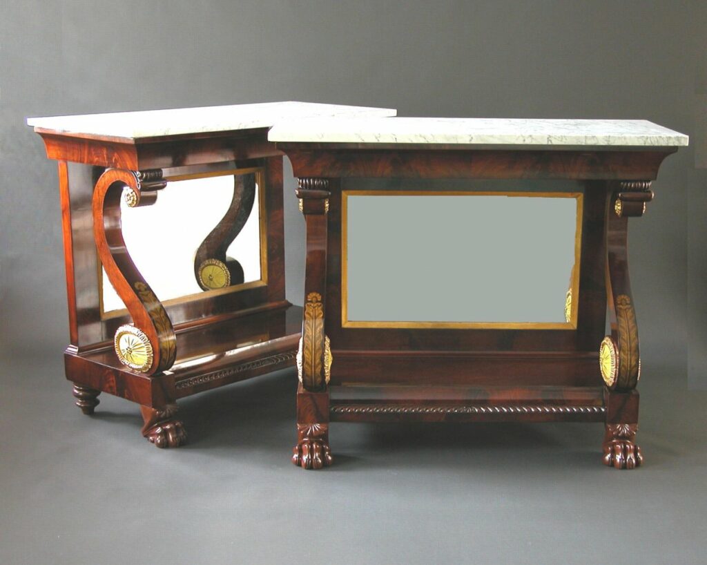 A Pair of Classical Pier Tables - Charles Clark