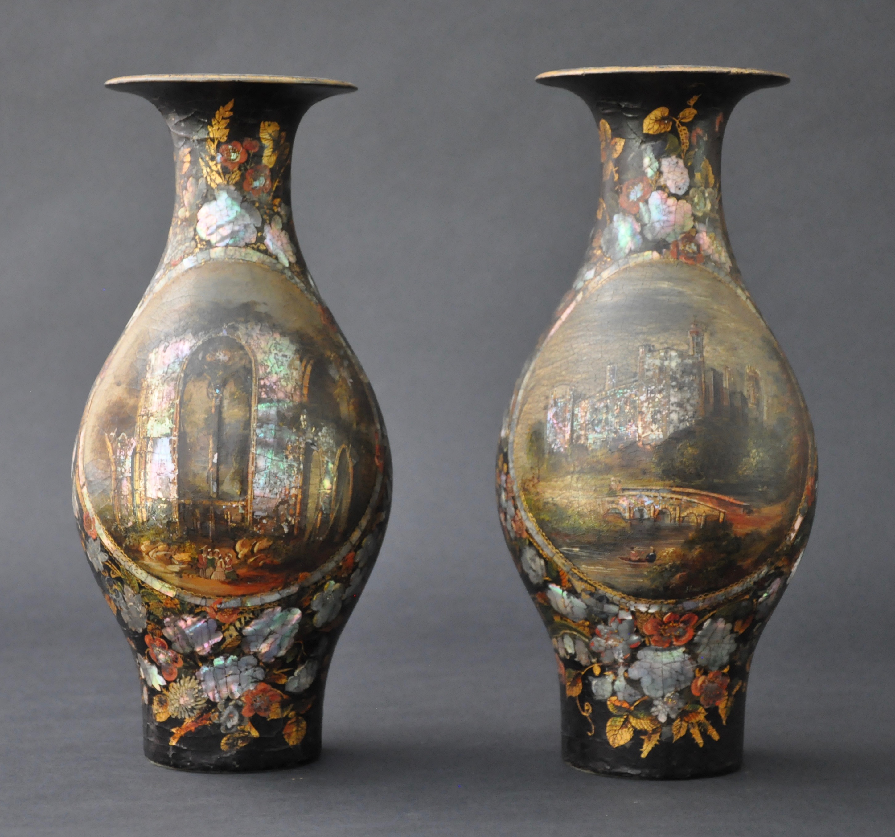 Papier Mache Vases Charles Clark