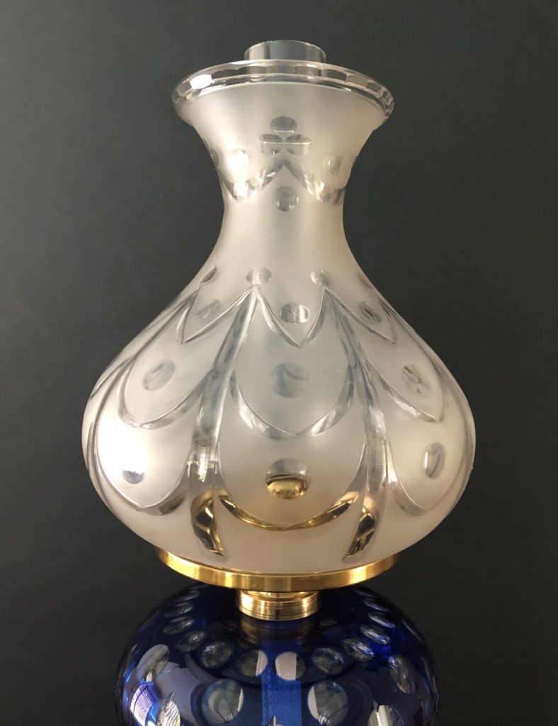 Monumental Overlay Glass Lamp - Charles Clark