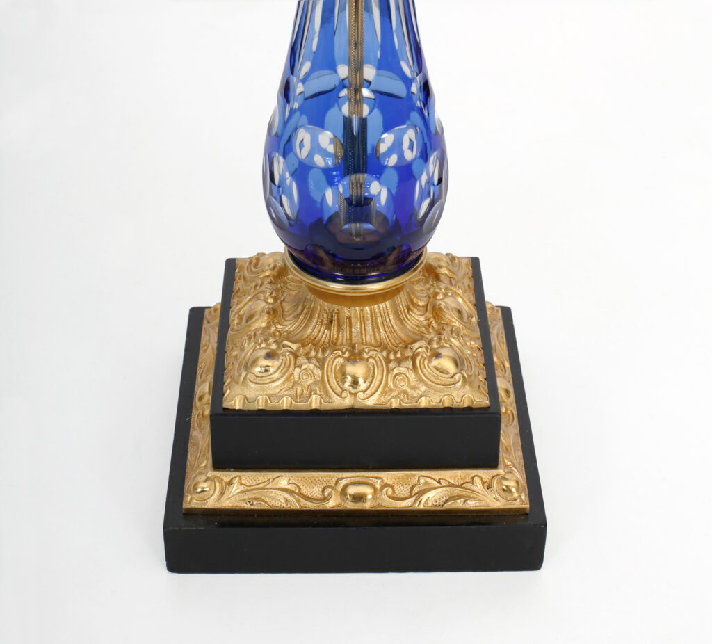 An Overlay Glass Lamp - Charles Clark