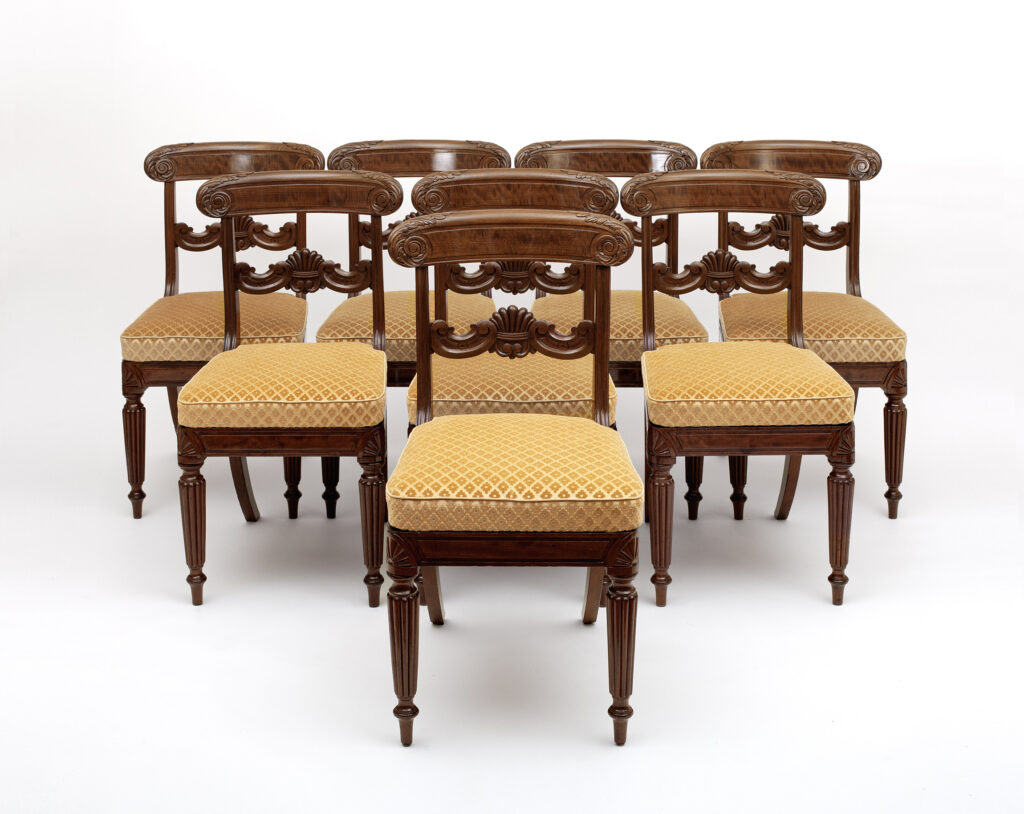 A Set of Eight Classical Side Chairs - Charles Clark